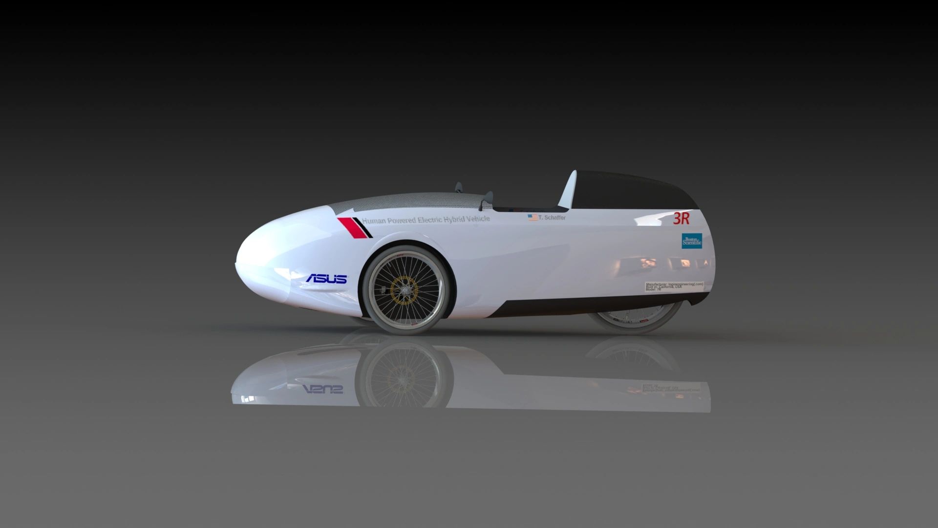 3r Engineering Velomobile Aerodynamic Cycle Human Powered Cycle 5151
